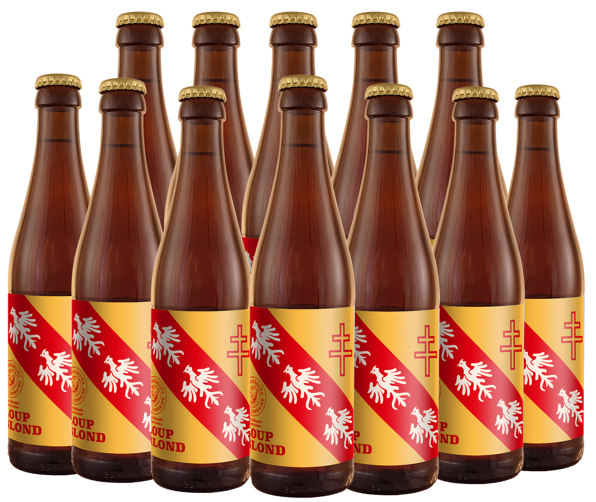 Loup Blonde 5% - 12 X 330ml - beer bottle – draftproducts