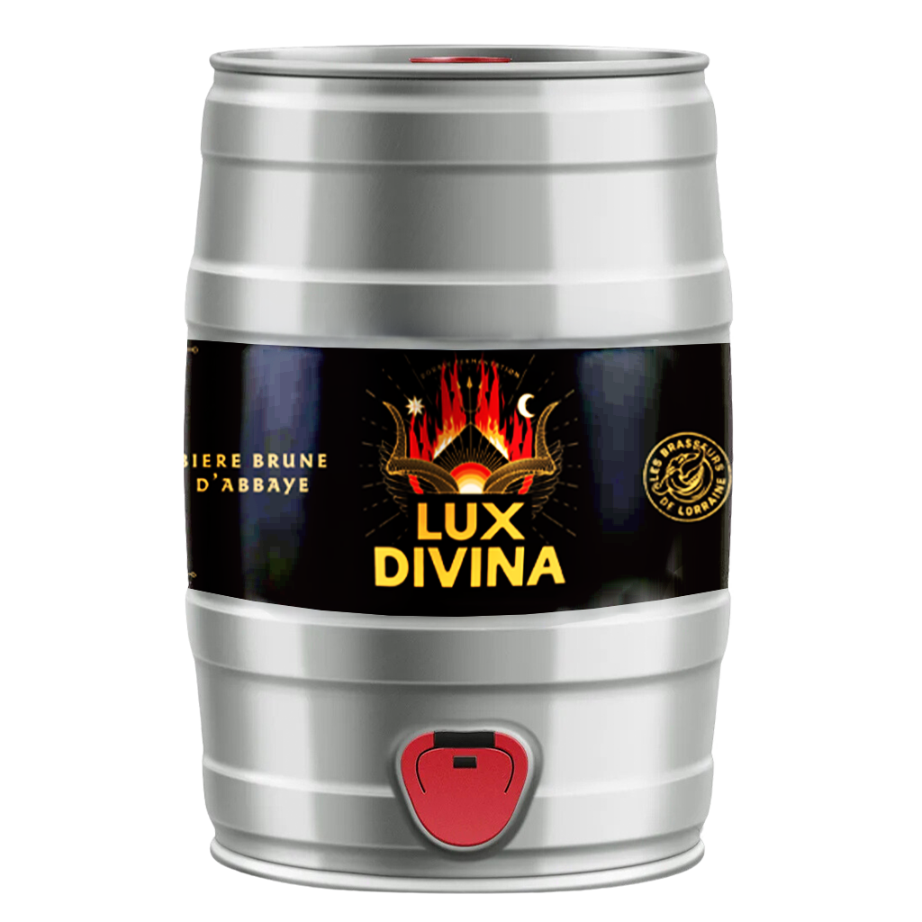 Les Brasseurs de Lorraine - Lux Divina 7% | 5l beer keg | 5 litre beer kegs – draftproducts